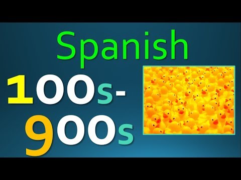 Video: The hundreds in Spanish, step-by-step (with worksheet ...
