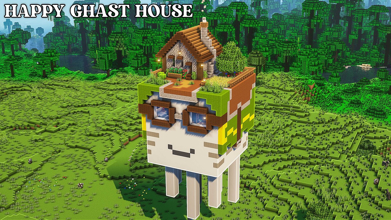 How To Build A Happy Ghast House In Minecraft 1.21 || #2 || Minecraft ...