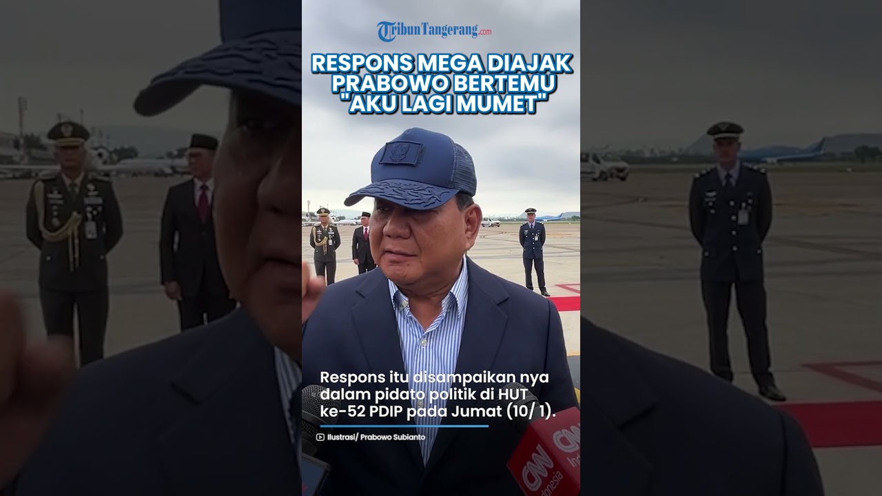 RESPONS PEDAS Megawati Tolak Ajakan Prabowo Ketemu: Aku Lagi Mumet ...