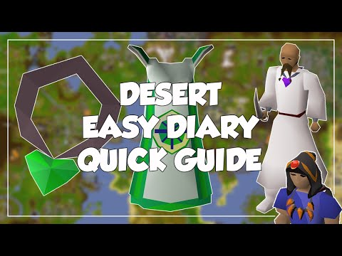 Desert Easy Diary Quick Guide - Old School Runescape/OSRS