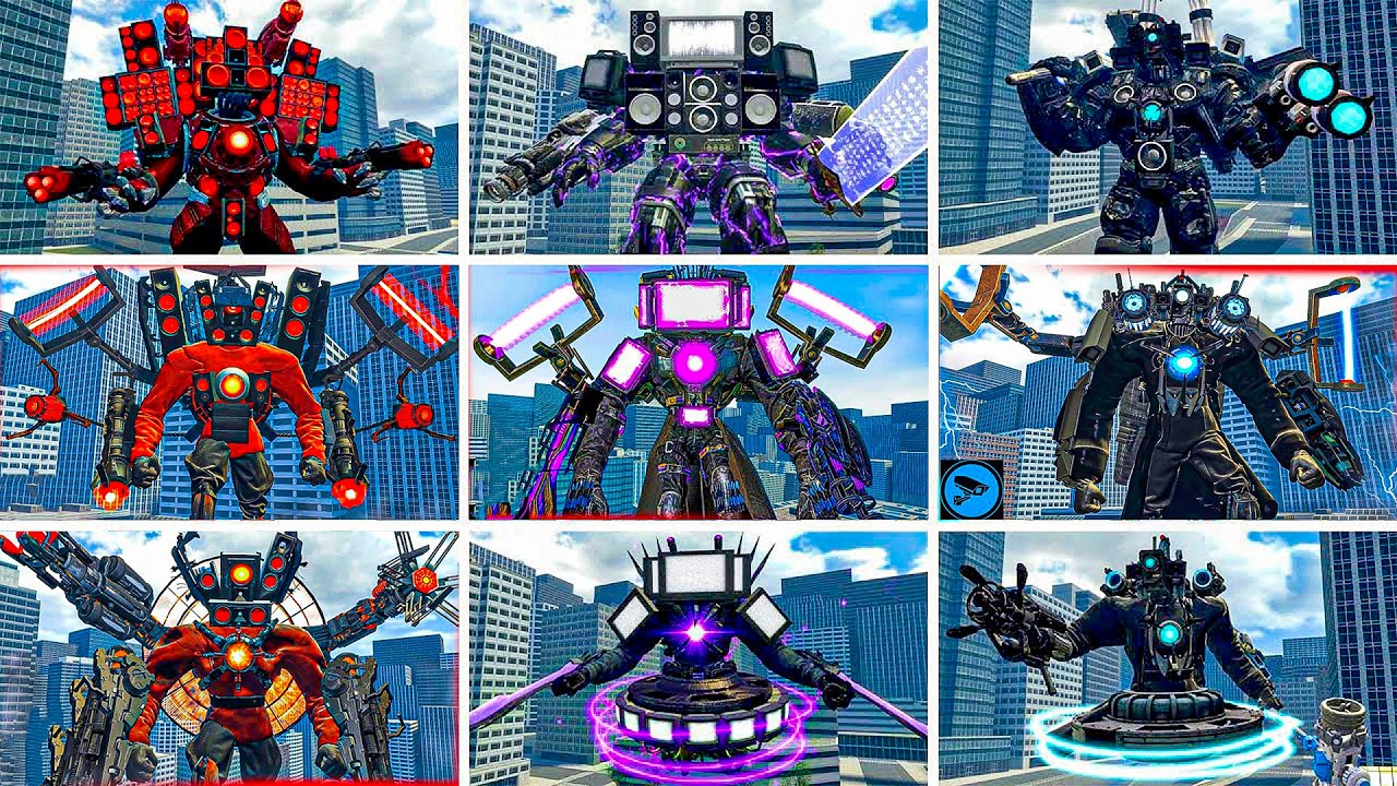 NEW UPGRADED TITAN TV MAN, SPEAKERMAN AND CAMERAMAN VS SKIBIDI TOILET 77 BOSSES VS ASTRO JUGGERNAUT