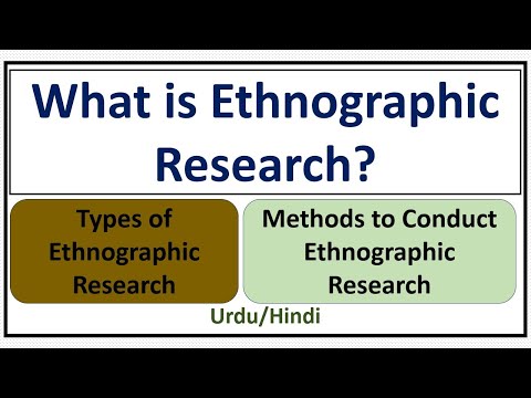 What is Ethnographic Research?