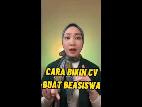 Tips Nulis CV Edisi Beasiswa #Short #tipsCV #Beasiswa #BUMN #tipscv #tipsnulisCV #trikCV