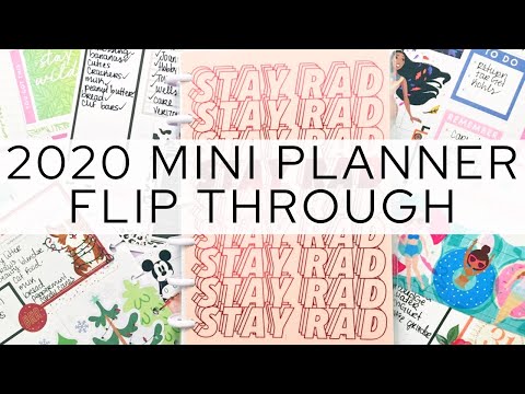 2020 MINI PLANNER FLIP THROUGH | MINI HAPPY PLANNER