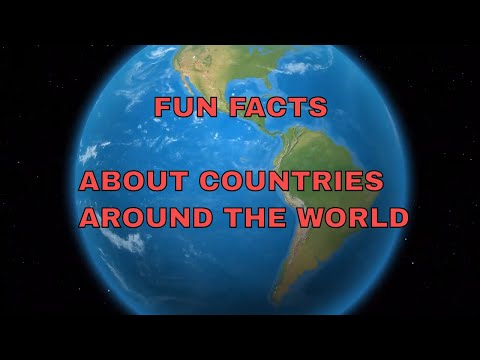 Fun Facts about 10 Countries Around the World | English Learning 🌎