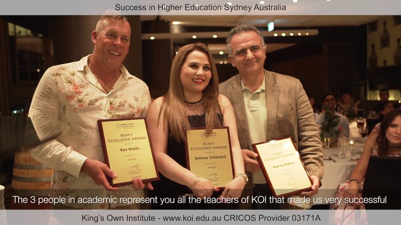 KOI - Dean's Excellence Awards (Dec 2017)