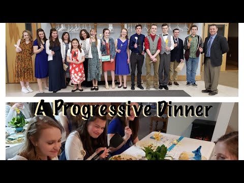 A Progressive Dinner 🍽