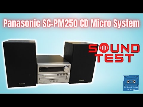 Panasonic SC-PM250 / SA-PM250 Micro Hifi System Sound Test