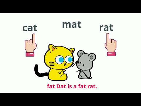 Sing And learn -Learn Phonics with CVC words|Dat & Zat || Zat & Dat || Phonics Song |