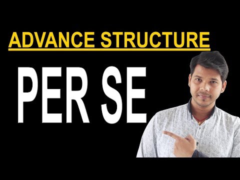 PER SE IN ENGLISH SPEAKING
