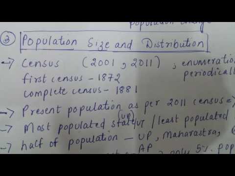 NOTES ON POPULATION (PART 1), CHAPTER 6, Class IX, GEOGRAPHY, NCERT ...