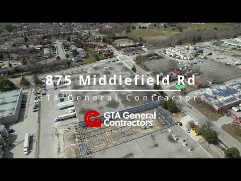 New Building Construction in Toronto, Ontario: Sunpan Trading - Stunning Flyover Footage