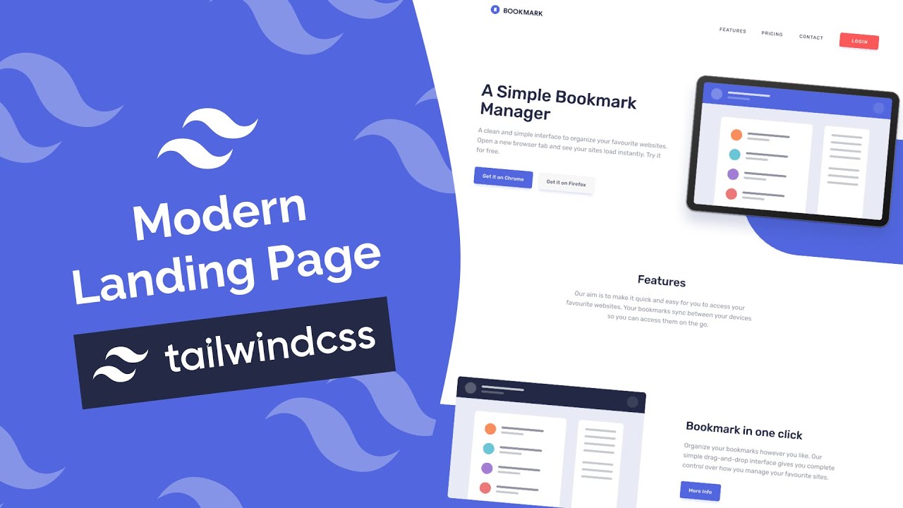 Build a Modern Landing Page With Tailwind CSS