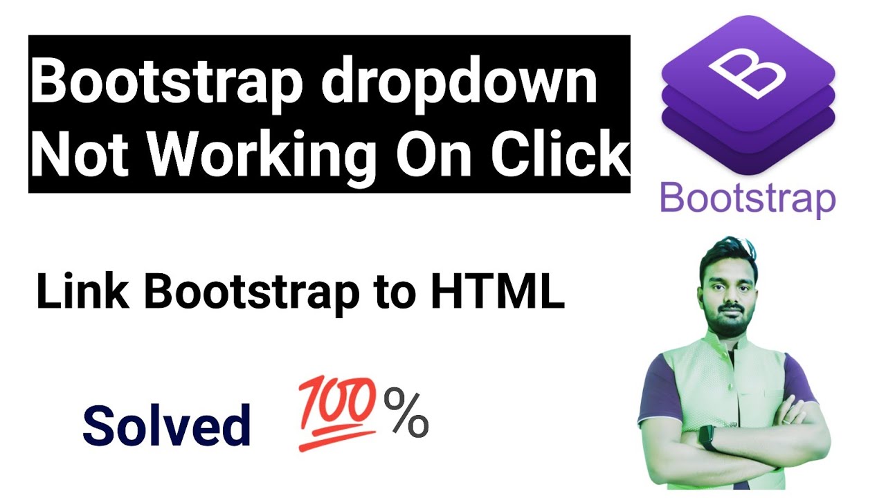 Bootstrap DropDown Menu Not Working On Click | Bootstrap 5 DropDown Not Working @round2beach