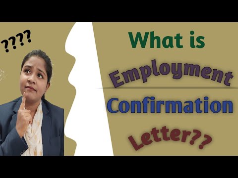 What is Employment Confirmation Letter??ll✉️🤔 Employment Confirmation Letter kya hota hai?? ll