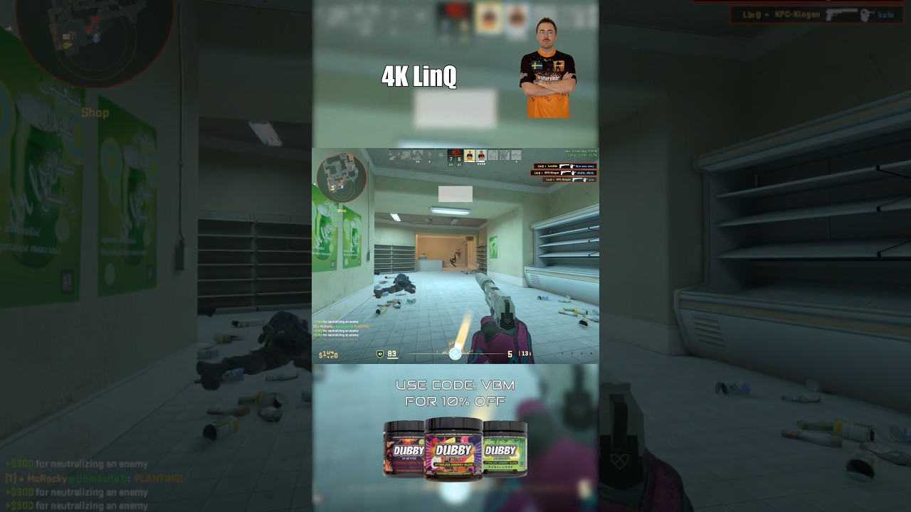 4K LinQ #cs2 #fyp #vibaramår #dubbyenergy USE CODE: VBM FOR 10% OFF Dubby.gg