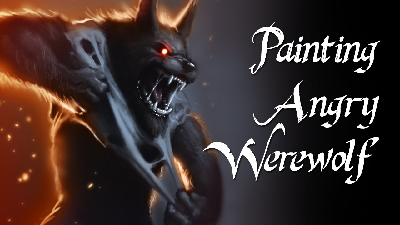 Speedpainting - Angry Werewolf