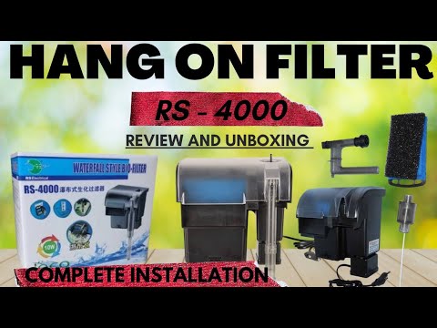 RS 4000 Hang on Filter | Hang on filter aquarium | #RS4000hangonfilter #hangonfilteraquarium