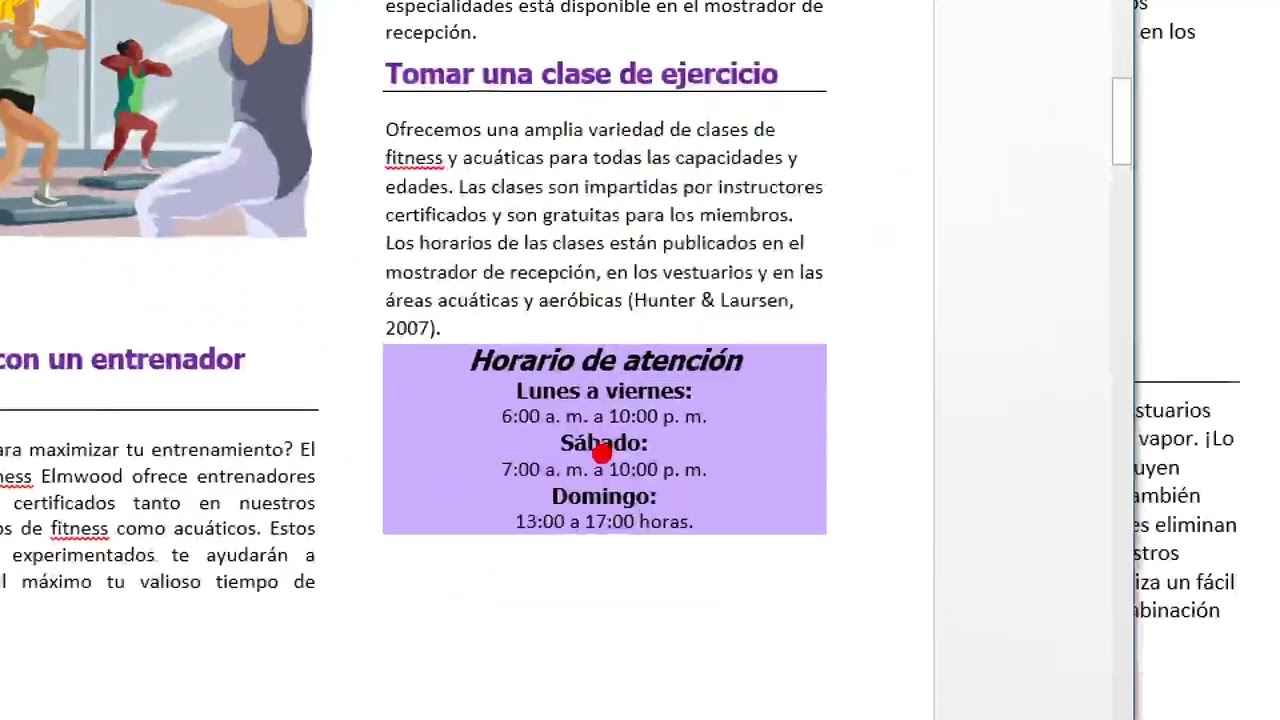 C4. Word - Formato de documento: Ejercicio 1 (Document Format: Exercise 1)
