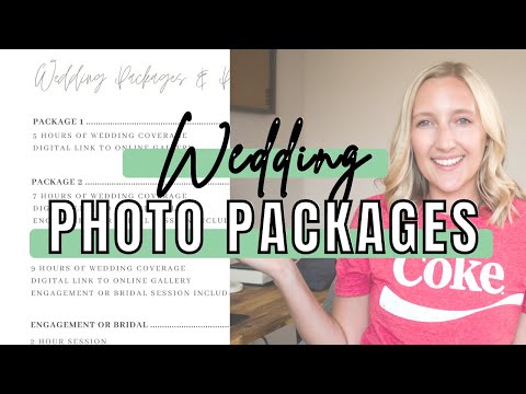 HOW TO CREATE WEDDING PHOTOGRAPHY PACKAGES | Pricing guide for beginner wedding photographers