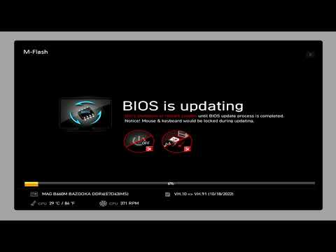 13th gen Bios Update MSI MAG B660m Bazooka LGA 1700, 12th gen Intel installed, how to