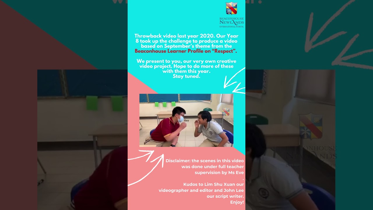 Beaconhouse Learner Profile on “Respect”.