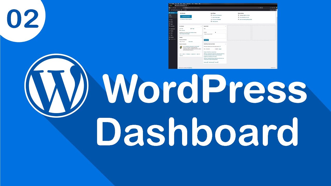 WordPress Dashboard Tutorial - Exploring the WordPress Dashboard   @codingwithhafeez