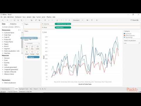 Learn Tableau Tips Tricks and Techniques Use Parameter for Sheet Swap Simple Example| packtpub ...