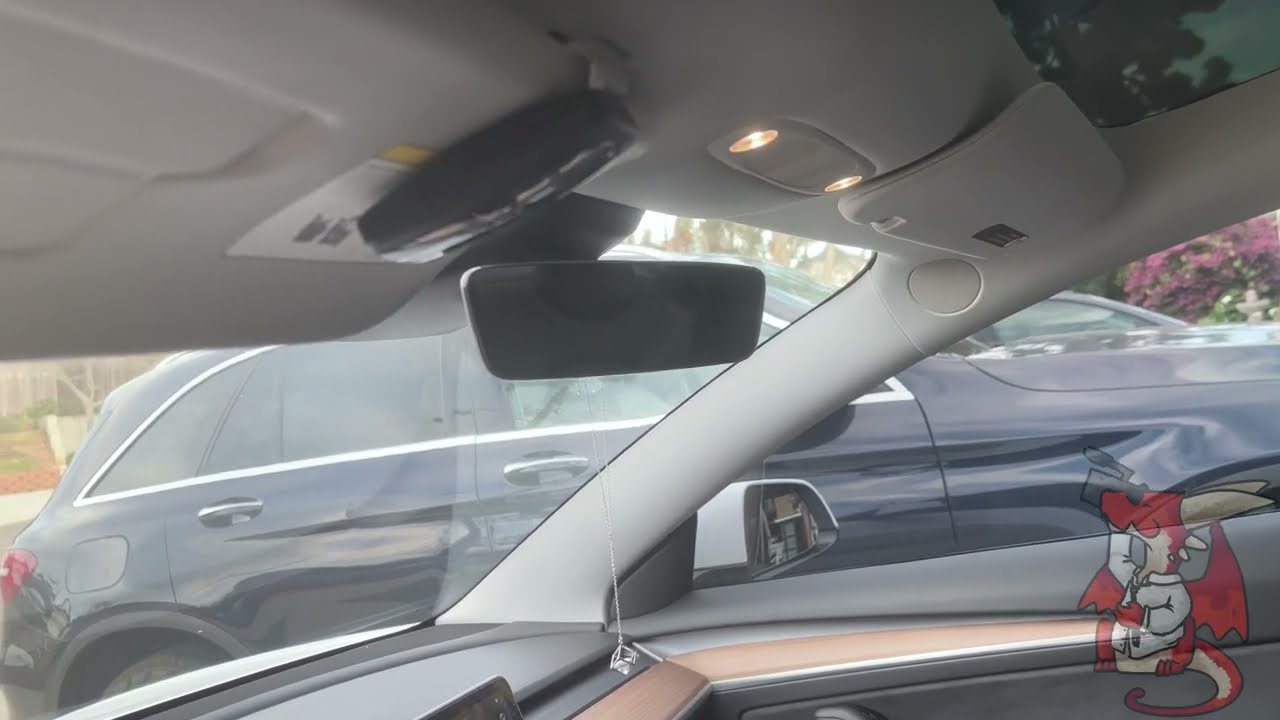 Showcasing ICBEAMER Wide Angle Panoramic Rear View Mirror