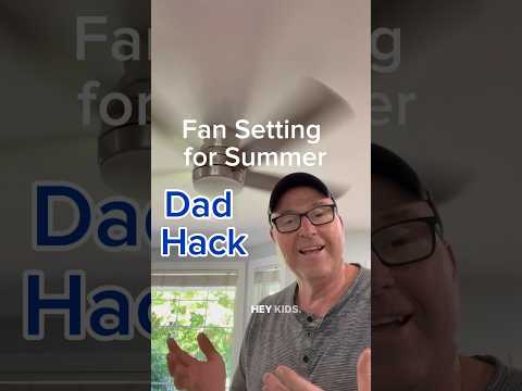 Optimal Ceiling Fan Setting for Summer Heat