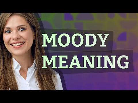 Moody | meaning of Moody