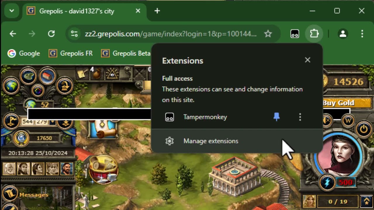 Fix Tampermonkey bug, script doesn't start Grepolis - DIO-TOOLS-David1327