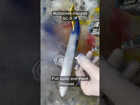 McDonnell-Douglas Dc-9 build process #aircraft #modelaircraft #scalemodel #scalemodelbuilding #dc9