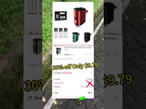 Amazing smart car air freshener! 30% off#cardiffuser #carfreshener #aromadiffuser