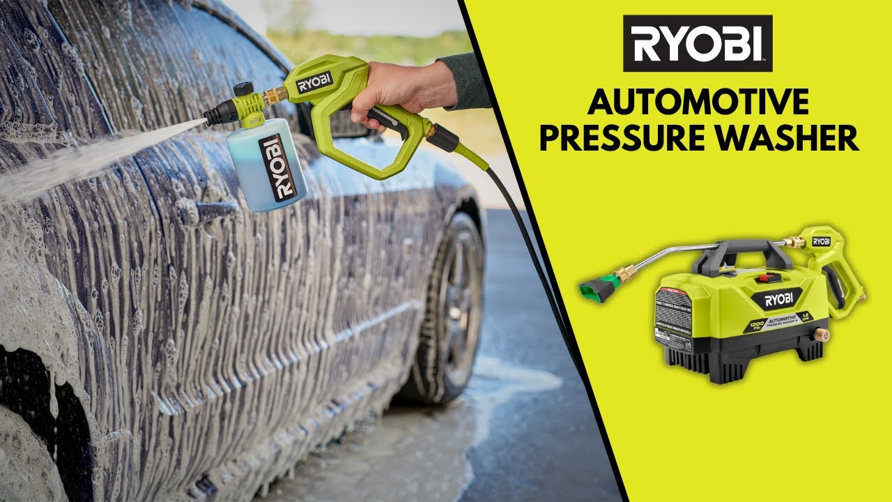 RYOBI High Flow Automotive Pressure Washer