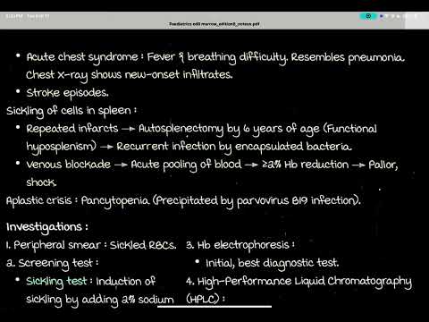 Congenital Hemolytic Anaemia of Children