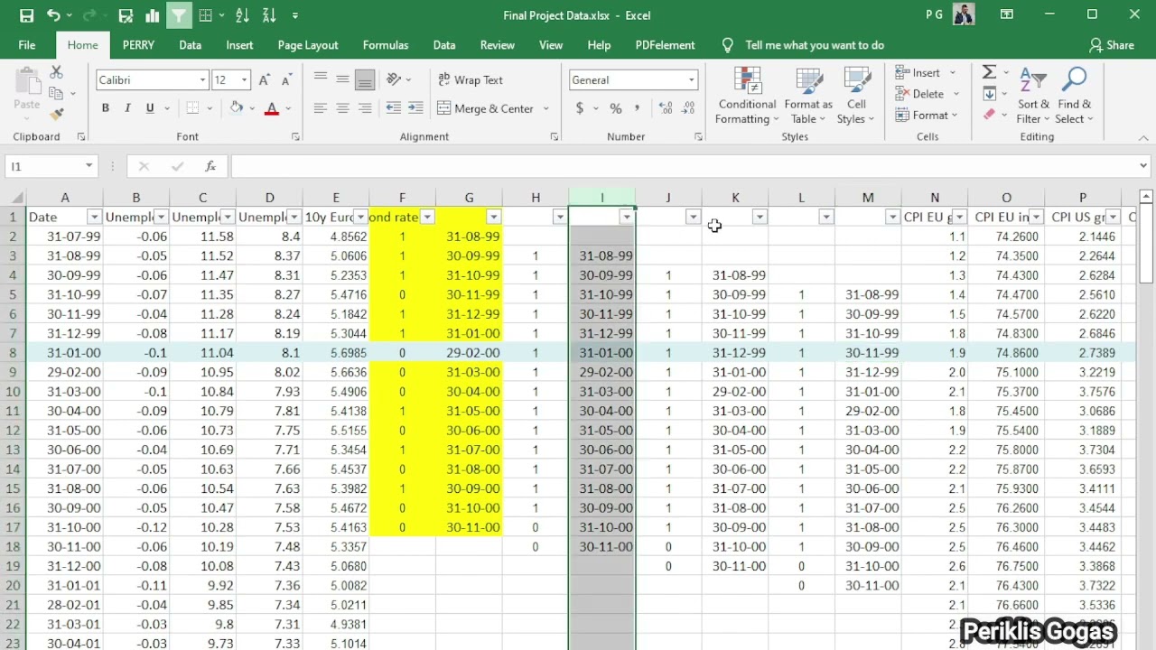 Create the binary dependent variable