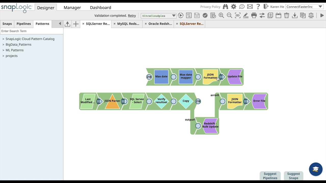 How to sync data between SQLServer and Amazon Redshift