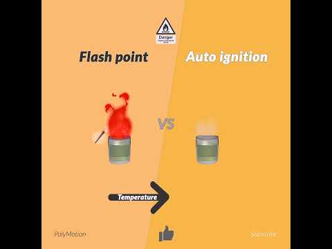#shorts flash point vs autoignition temperature of chemical solvents