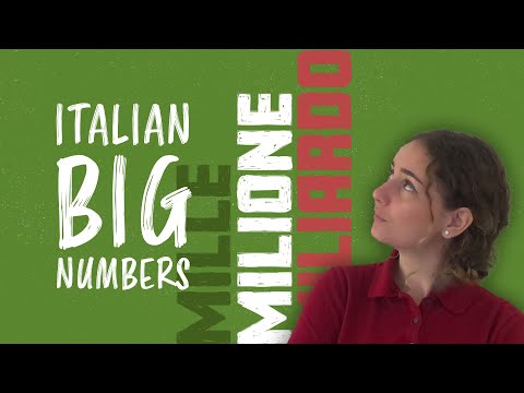 Italian Big Numbers - How to Count from 100 Up in Italian