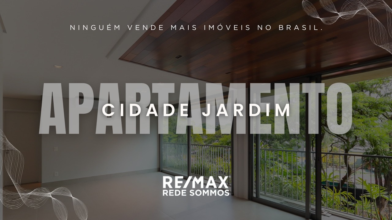 À venda: Apartamento de 84m² na Cidade Jardim | 1 quarto, 2 banheiros e vaga de garagem