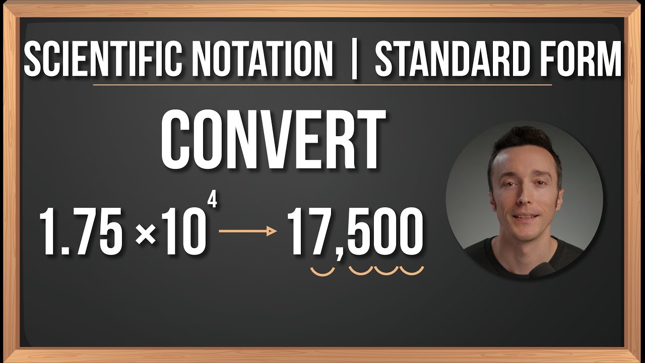 Scientific Notation vs  Standard Form | Milanese Math
