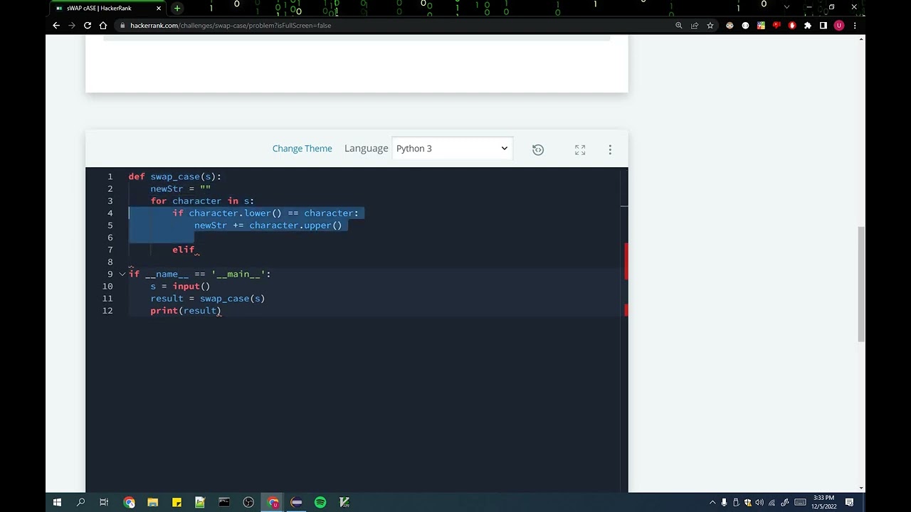 HackerRank Python Problem 