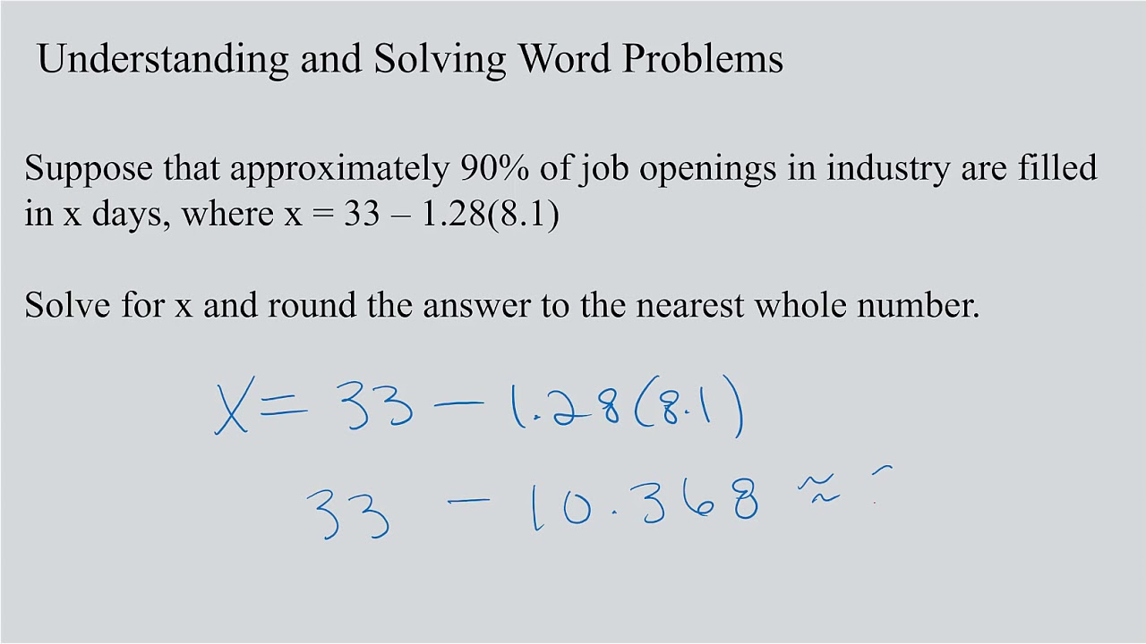 Word Problems (Statistics Unit)