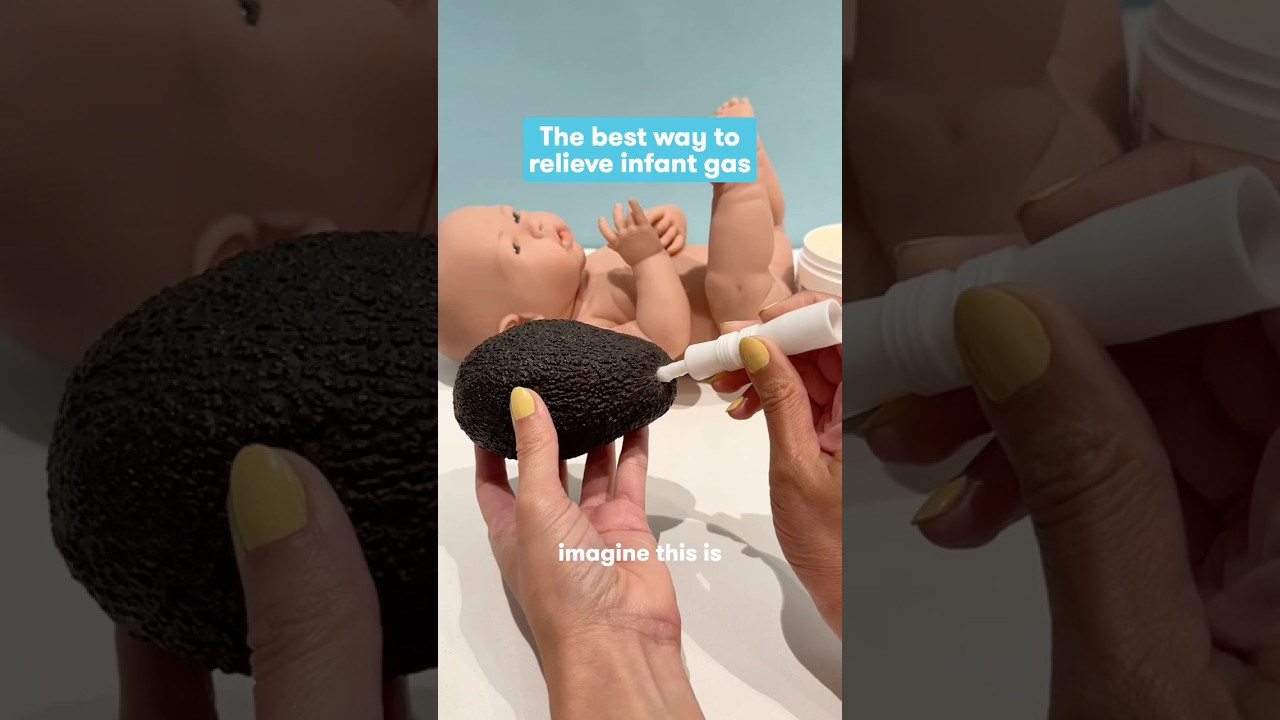 The best way to relieve infant gas #parentingtips #newmom #babymusthaves