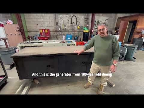 ⚙️ Restoring History: 100-Year-Old Generator from Southern Railway Dining Car 3164