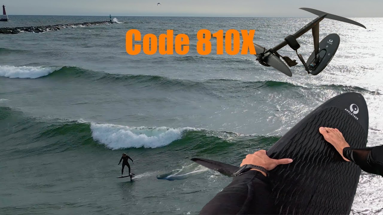I Foiled the Code 810x on Big Freshwater Waves