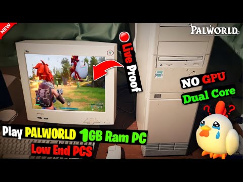 How To Download & Play PALWORLD On 1GB RAM PC Without Graphics Card