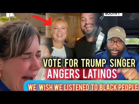 'Vote For Trump' Latina Singer CONDEMNED By Latinos as Black People Keep Off #usa #fafo