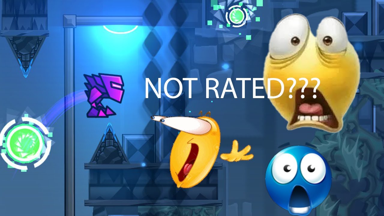 These levels ARENT RATED??? | Geometry Dash